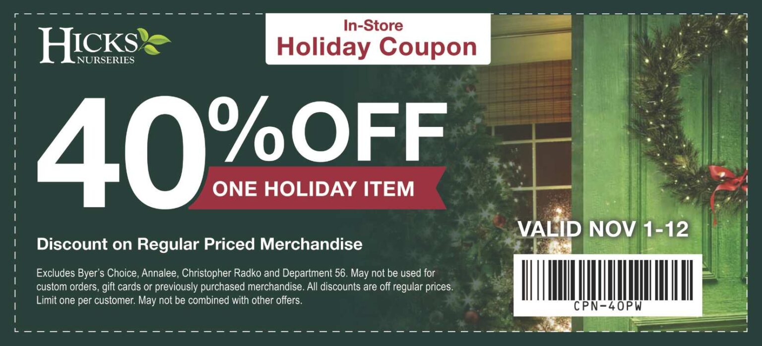 The Largest Christmas Store on Long Island NY | Hicks Nurseries